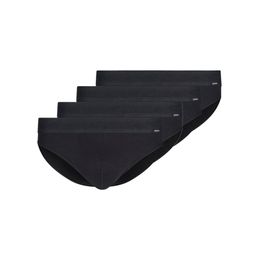 Skiny Slip 4er Pack in Schwarz | Gr.: M