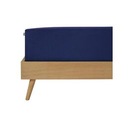 Schiesser Premium Spannbettlaken Flexi in Dunkelblau | Gr.: 100 x 200 cm