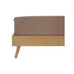 Schiesser Jersey Elasthan Spannbettlaken Elli in Braun | Gr.: 100 x 200 cm