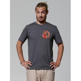 wat? Apparel T-Shirt Seemann in Grau | Gr.: 52