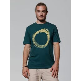 wat? Apparel T-Shirt Kreis in Dunkelgrün | Gr.: 54