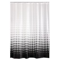 Ridder Duschvorhang Folie Blacky schwarz | Gr.: 120x200 cm