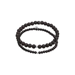Kuzzoi Armband 925 Sterling Silber Kugel in Silber | Gr.: 19 cm