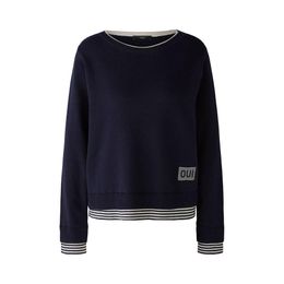 Oui Pullover LEEZA in dk blue white | Gr.: 36