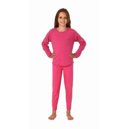 Normann Pyjama langarm Schlafanzug zum wenden Designs eem Style - 76623 in rot | Gr.: 140