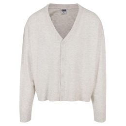 Urban Classics Gestrickte Strickjacke in lightgrey | Gr.: S