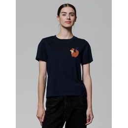 wat? Apparel T-Shirt Cute Fox in Dunkelblau | Gr.: 38
