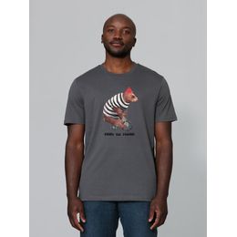 wat? Apparel T-Shirt Tour de Franz in Grau | Gr.: 54