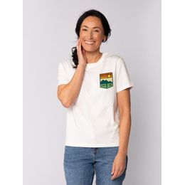 wat? Apparel T-Shirt Good Vibe in Off White | Gr.: 34