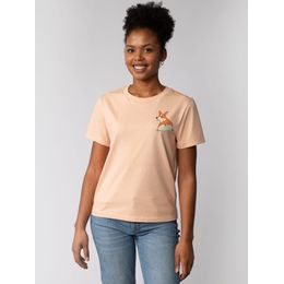 wat? Apparel T-Shirt Corgi in Fraiche Peche | Gr.: 36