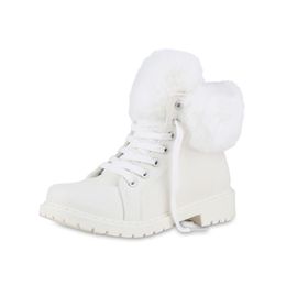 VAN HILL Worker Boots Aurora in Weiss | Gr.: 40