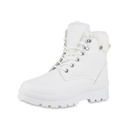VAN HILL Worker Boots Amelia in Weiss | Gr.: 40