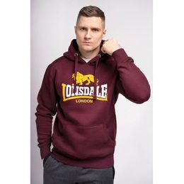 Lonsdale Hoodie "Thurning" in Rot | Gr.: XL