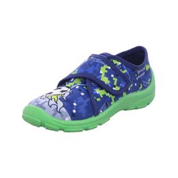 Fischer Markenschuh Hausschuh in blau | Gr.: 30