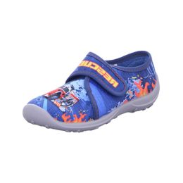 Fischer Markenschuh Hausschuh in blau | Gr.: 29