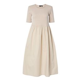 Pieces Midikleid in Silver Gray | Gr.: XL