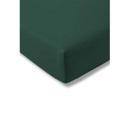 Estella Spannbetttuch Zwirn-Jersey in blautanne | Gr.: 100 x 200