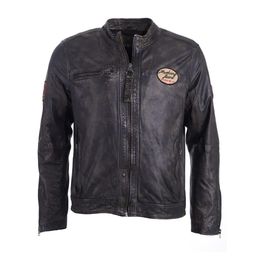 Mustang Lederjacke Varberg in dunkelbraun | Gr.: M
