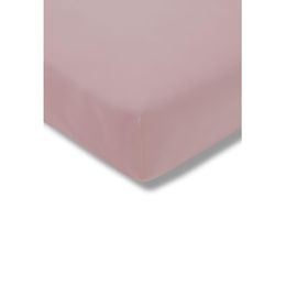 Estella Spannbetttuch Zwirn-Jersey in rosa | Gr.: 100 x 200