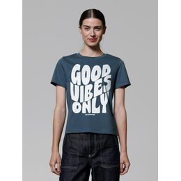 wat? Apparel T-Shirt Good vibes only in Petrol | Gr.: 34