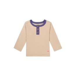 Noppies Langarmshirt Olivehurst in Soft Sand | Gr.: 56