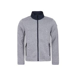 Icepeak Lars Strickfleecejacke in Hellgrau | Gr.: 3XL