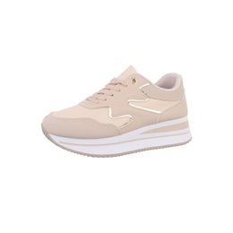 Ital-Design Freizeitschuh in Beige | Gr.: 38