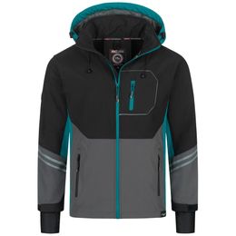 Rock Creek Softshelljacke in Dunkeltürkis | Gr.: S