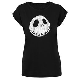 F4NT4STIC T-Shirt Disney Jack Cracked Face in schwarz | Gr.: XS