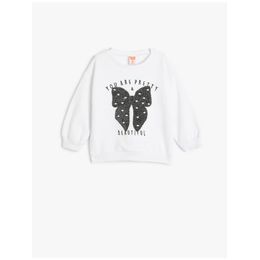 KOTON Sweatshirt in Ekru | Gr.: 74/80