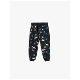 KOTON Sweathose in Marineblau Gemustert | Gr.: 86/92