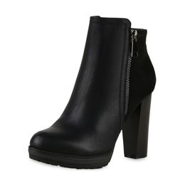 VAN HILL Plateau Boots Chloe in Schwarz | Gr.: 39