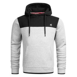 Alessandro Salvarini Kapuzenpullover AS-312 in Hellgrau | Gr.: L