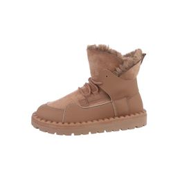 Ital-Design Stiefelette in Hellbraun | Gr.: 38
