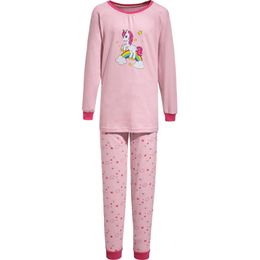 Erwin Müller Erwin Müller Single-Jersey Kinder-Schlafanzug in hellrosa | Gr.: 98/104