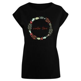 F4NT4STIC T-Shirt Winter Time in schwarz | Gr.: 5XL