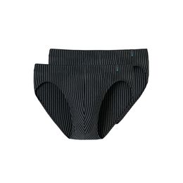 Schiesser Mini Slip / Unterhose Long Life Soft in Blauschwarz | Gr.: L