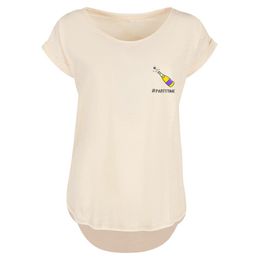 F4NT4STIC Long Cut T-Shirt Silvester Party #partytime in Whitesand | Gr.: M
