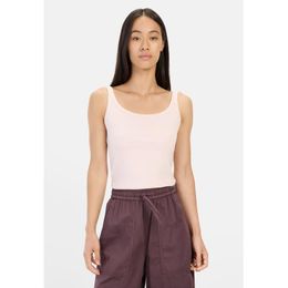 Camel Active Basic Top aus reiner Baumwolle in Pink | Gr.: XXL