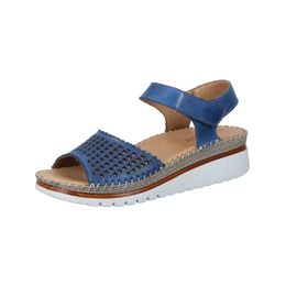 Manitu Klassische Sandaletten in blau | Gr.: 42