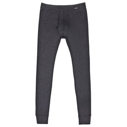 Ammann Lange Unterhose Jeans Feinripp in Anthrazit | Gr.: L