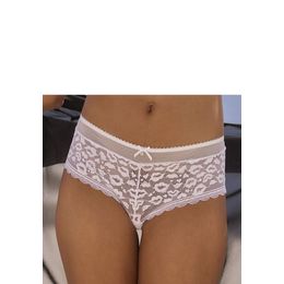 Vivance Panty weiß Gr. 36/38 für Damen. Mit Schmuckelement, Schleife, Spitze. Figurbetont. Nachhaltig.