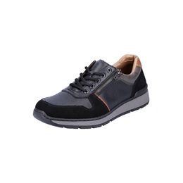 Rieker Sportliche Schnürschuhe in Schwarz | Gr.: 46