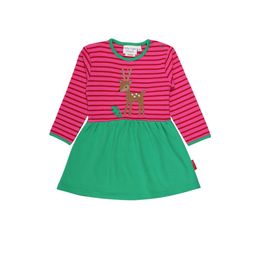 Toby tiger Kleid mit Rehkitz Applikation in rosa | Gr.: 92