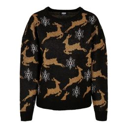 Urban Classics Gestrickter Rundhalsausschnitt in black/gold | Gr.: M