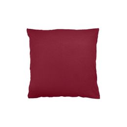 Traumschloss Exclusiv Edel-Jersey Kissenbezug in bordeaux | Gr.: 80x80 cm