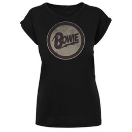 F4NT4STIC T-Shirt David Bowie Logo' in schwarz | Gr.: 4XL