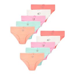 LOREZA 10er Set Slips - Strass - Bunt | Gr.: 140/146
