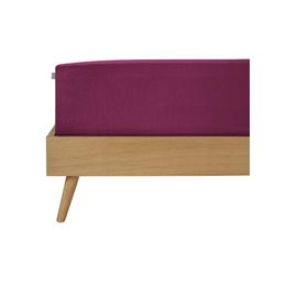 Schiesser Edeljersey Spannbettlaken Jessi in Beere | Gr.: 100 x 200 cm