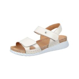 Comfortabel Klassische Sandaletten in beige | Gr.: 37